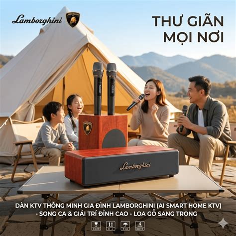 Loa Karaoke Thông Minh Ai Lamborghini Topi M9 Chạy Android Công Suất
