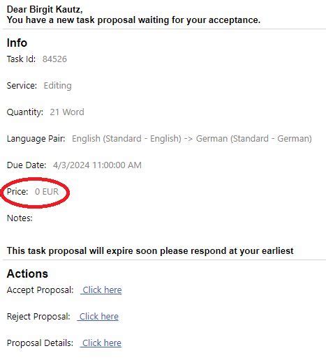 Birgit Kautz On Linkedin Wtf New Task Proposal Oh No I Cant Accept This Is A Too Good Rate