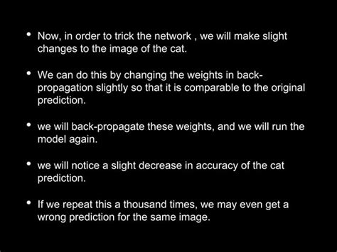 Tricking A Dnn With Adversarial Examples Ppt