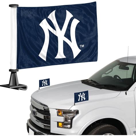 New York Yankees Auto Ambassador Flag Set Nyynews