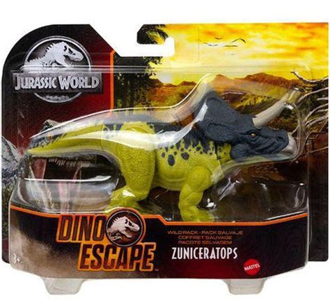 Jurassic World Dino Escape Zuniceratops Action Figure Wild Pack Mattel