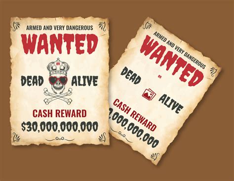 Free Wanted Poster Templates Gdocs Adobe Word