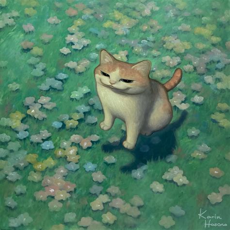 Meet Karin Hosono And Her Delicate And Humorous Cat Drawings Design