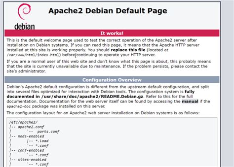 Install And Setup Up Apache Web Server The Great Mojave Rover