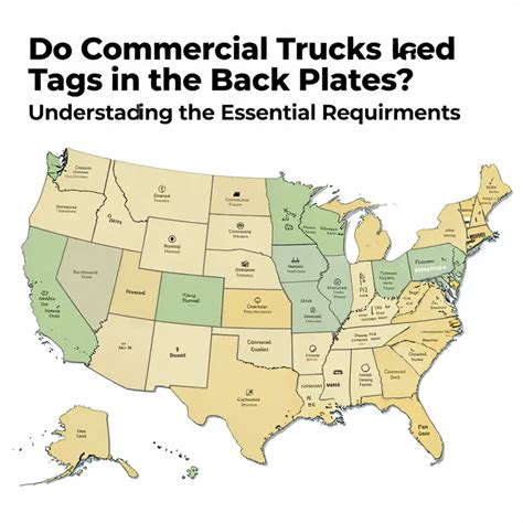 Do Commercial Trucks Need Tags In The Back Plates Understanding The