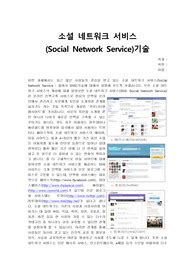 소셜 네트워크 서비스 레포트