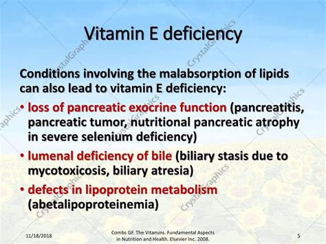 Vitamin E Deficiency Diseases