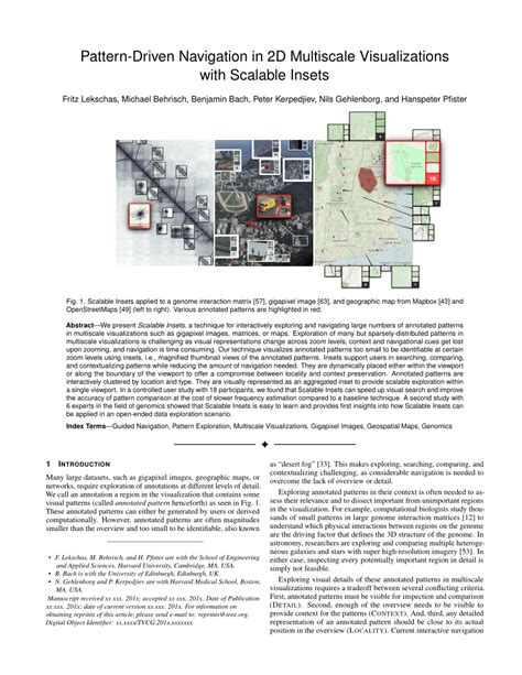 Pdf Pattern Driven Navigation In 2d Multiscale Visualizations With