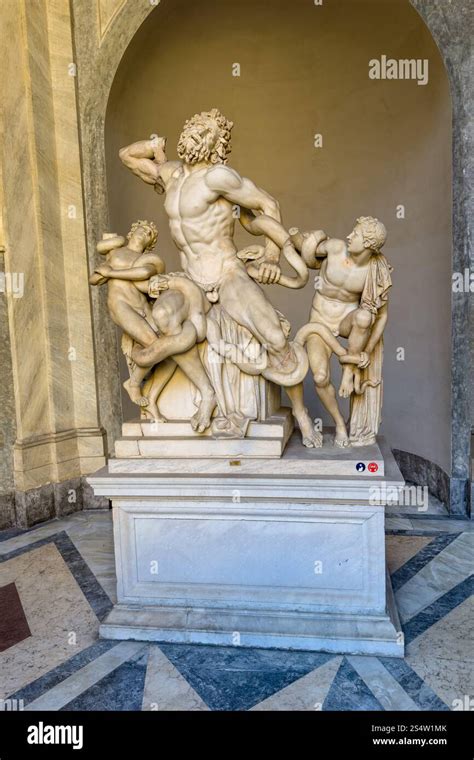Laocoon And His Sons A Marble Statue In The Vatican Museums Vatican