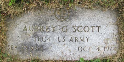Aubrey Grayson Scott 1916 1974 Find A Grave Memorial