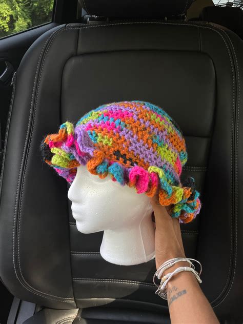 Easy Ruffle Crochet Bucket Hat Pattern Beginner Friendly Etsy