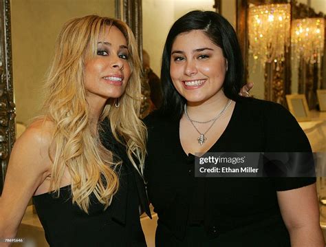 Designer Faye Resnick And Her Daughter Francesca Resnick Appear At