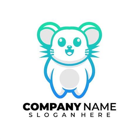 Premium Vector Mouse Lineart Logo Design