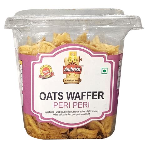 Buy Oats Waffer Peri Peri Online Healthy Snack Ambrish Namkeen