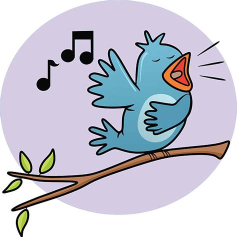 Chirping Bird Illustrations Royalty Free Vector Graphics And Clip Art