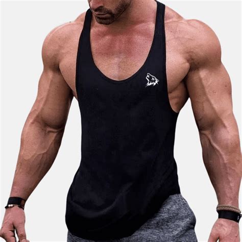 Omega Stringer Top Alphawolf Gymwear Unleash Your Inner Beast