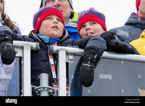 Falun Sweden 27th Feb 2015 Prince Sverre Magnus L And Princess