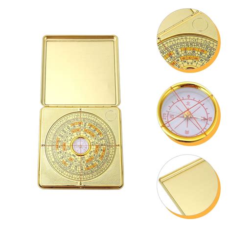 Showeroro 1pcs Brass Chinese Compass For Underground Water Detection
