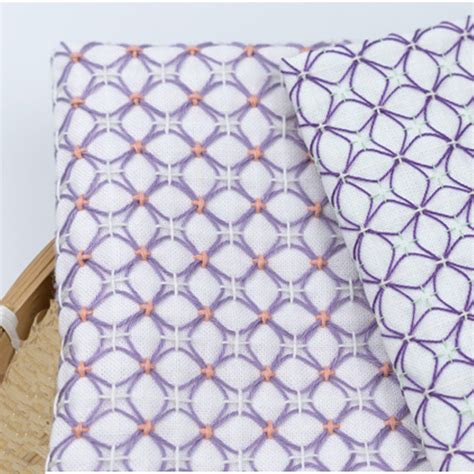 Sashiko Kitpre Printed Pattern Sashiko Sampler K Grandado