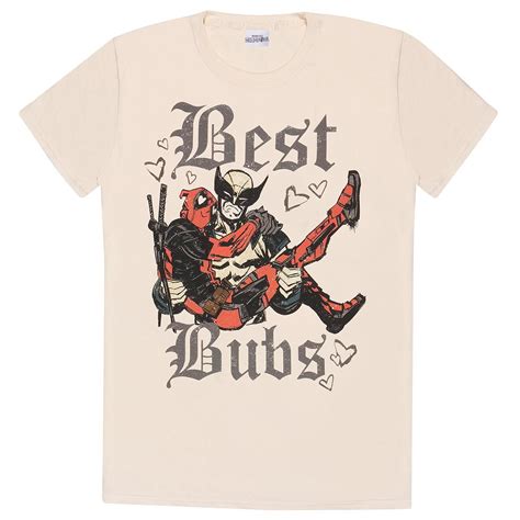 Marvel Comics Deadpool 3 Best Bubs T Shirt Merchoid