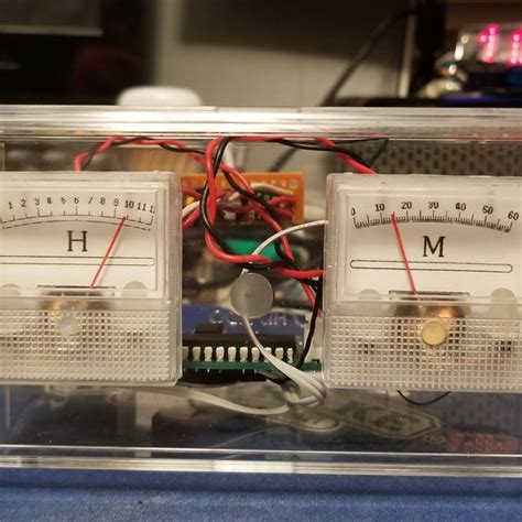 Analog Meter Clock