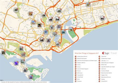Map Of Singapore Attractions Tripomatic