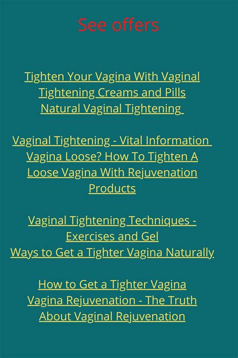 Ppt Vaginal Tightening Powerpoint Presentation Free Download Id