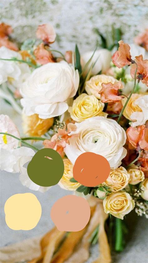 Colour Palette Pink Peachy Orange Yellow Green For Art Tutorial