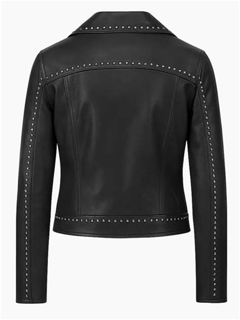 Tulsa King Cleo Montague Biker Jacket The Movie Fashion