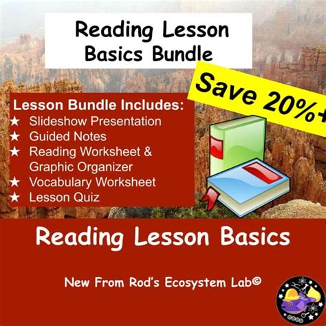 Holocene Reading Focused Lesson Bundle By Rods Ecosystem Lab Tpt