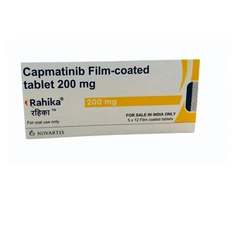 Capmatinib Rahika 200mg Tablets At ₹ 14500strip Anti Cancer Tablets
