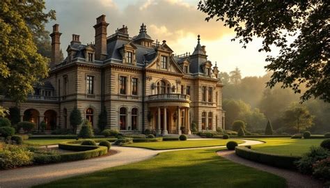 Free Majestic Manor Sunset Image Manor Mansion Estate Download At