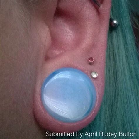 Translucent Solid Argenon Opalite Ear Plug Eros Plugs