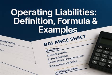 Operating Liabilities Definition Formula And Examples The Rich Guy Math