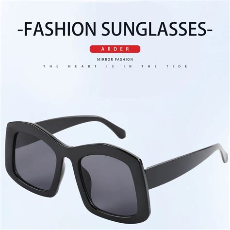 New Bean Flower Frame Sunglasses Fashion Personality Street Shot Female Outdoor Travel Net Red
