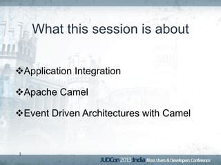 Event Driven Architecture With Apache Camel PPT