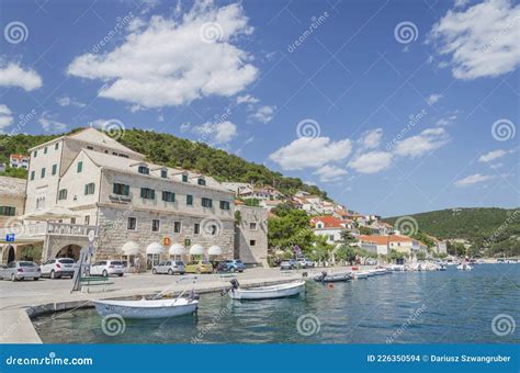 Picturesque Bay Of Pucisca Pucisca Lies On Brac Island In Croatia