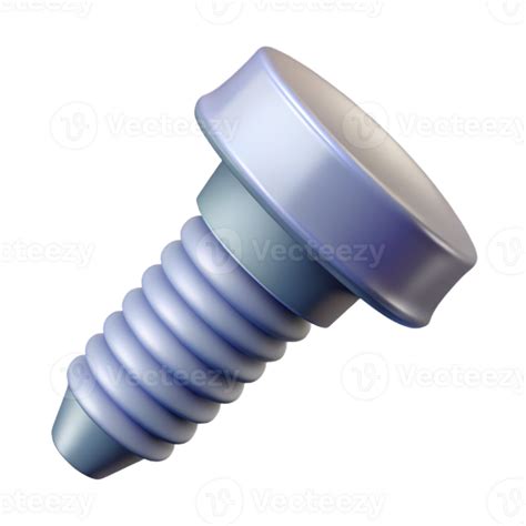 Playful Alluring Flat Color Technical Drawing Of A Screw Minimal Design Clean Lines With