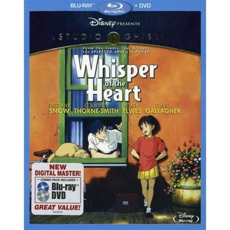 Whisper Of The Heart Blu Ray DVD Widescreen Walmart