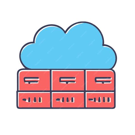 Premium Vector Data Center Icon Offset Fill