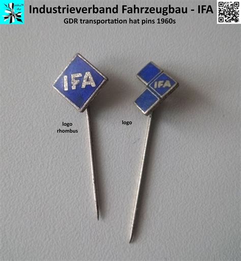 Vintage Ifa Ddr Pin A Piece Of History Etsy
