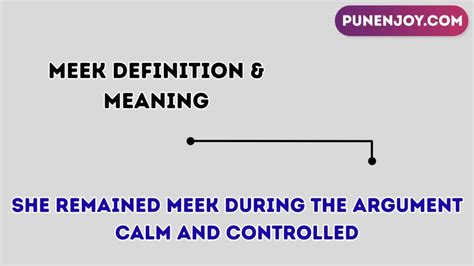Meek Meaning Simple Guide To Understanding Its True Sense And Usage