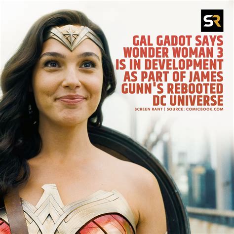 Screen Rant - ICYMI! ⚡ Gal Gadot and James Gunn are... | Facebook