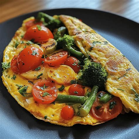 Ultimate Veggie Omelet Delicious Crispy Quick Breakfast