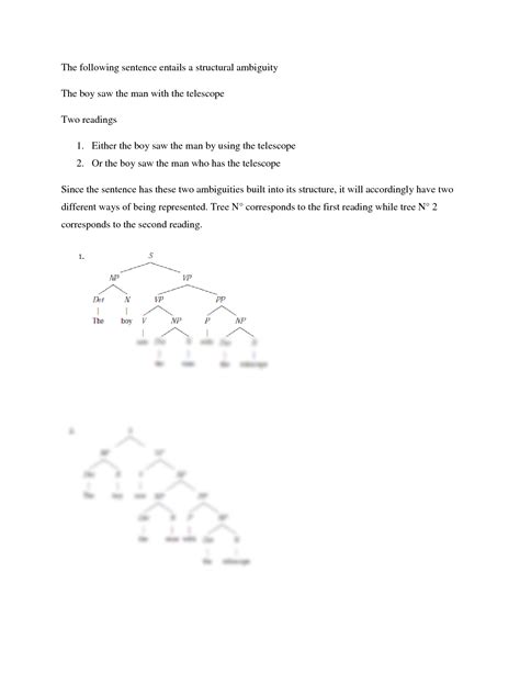 Solution Tree Diagrams Syntactic Analysis Studypool