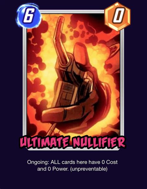 Ultimate Nullifier Rcustommarvelsnap