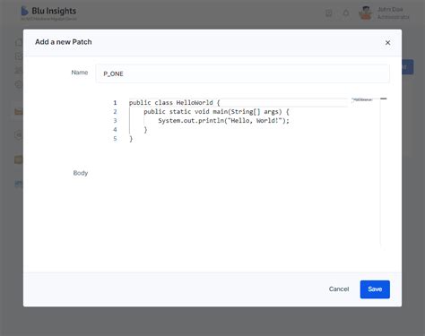 Configuration AWS Blu Insights