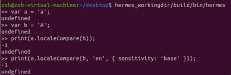 inconsistent behavior in localecompare · issue 975 · facebook hermes