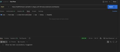 SAP BTP Small Talk Calling An IFlow From An ABAP Environment On Cloud Foundry
