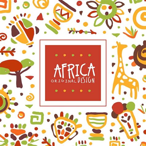 Premium Vector Africa Banner Original Design Traditional African